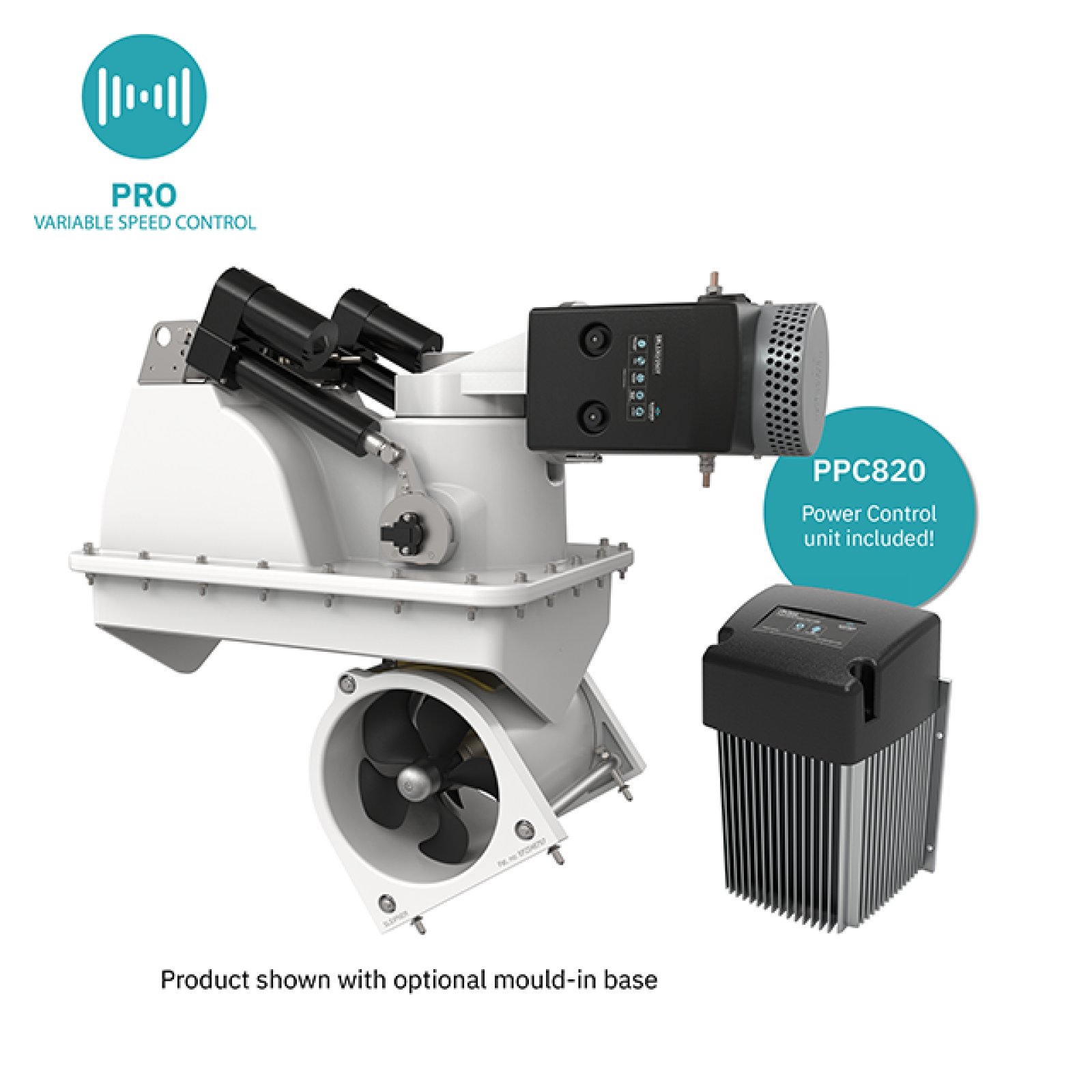 SRLP130 PRO™ retract bow/stern thruster 12V - Sleipner UK